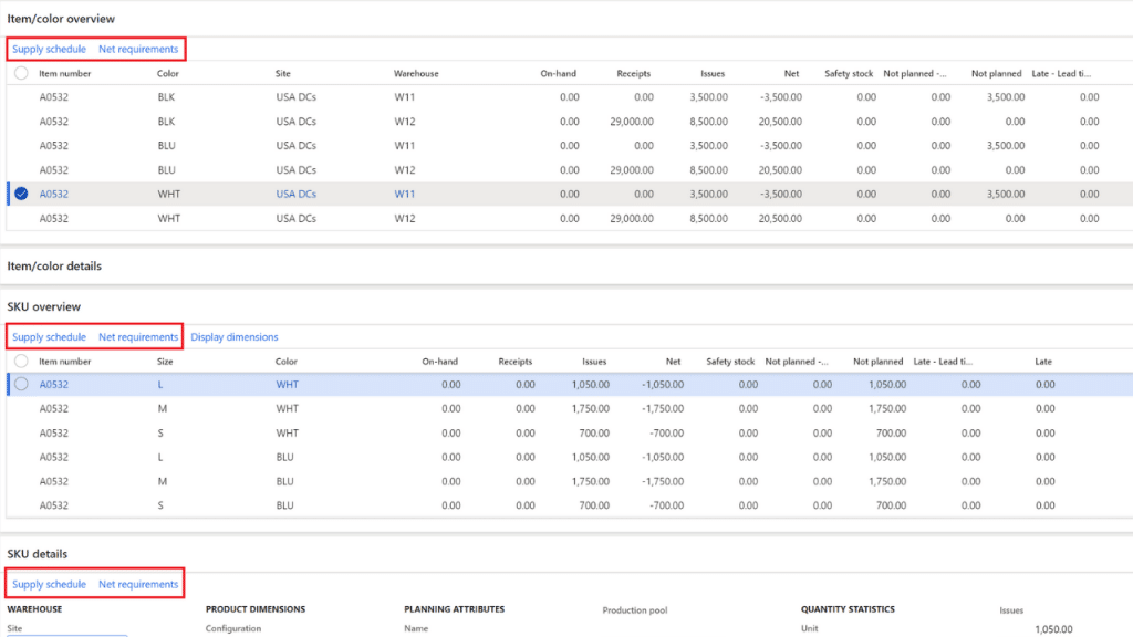 Sunrise 365® Supply Chain for Microsoft Dynamics 365