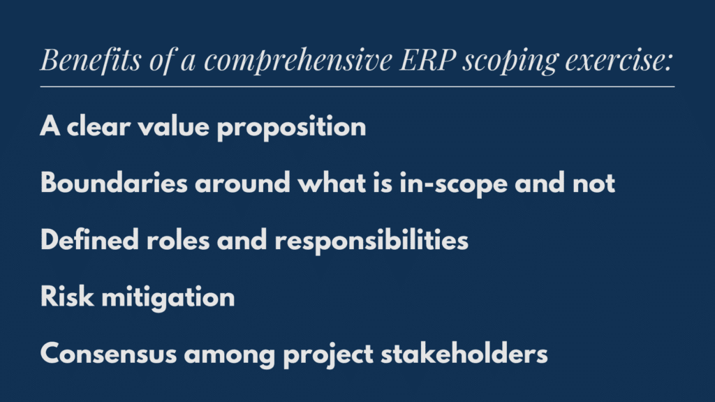 How to scope an ERP project